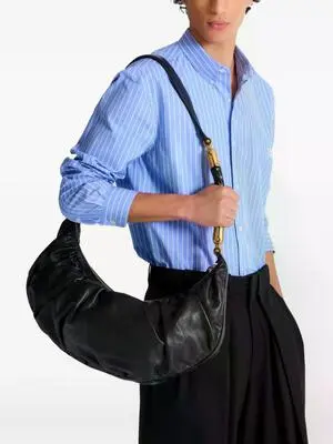 Balmain Bène Shoulder Bag In Calfskin Leather