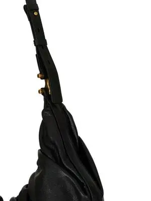 Balmain Bène Shoulder Bag In Calfskin Leather