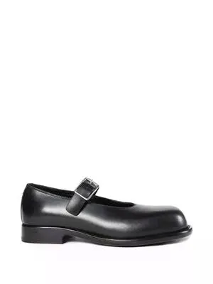 ANN DEMEULEMEESTER Buckled Leather Loafers