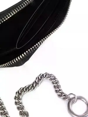 ANN DEMEULEMEESTER Tevje Chain Leather Wallet