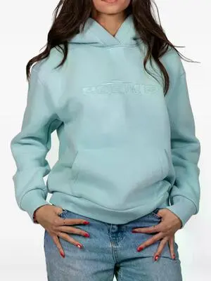 PODHIO Embossed Hooded Sweatshirt
