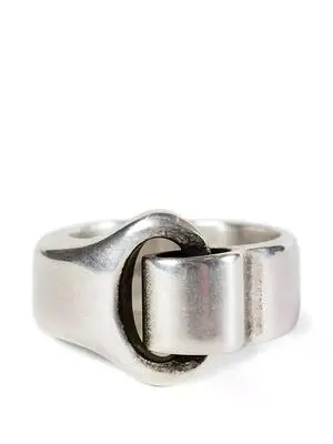 ANN DEMEULEMEESTER Link Ring - Silver