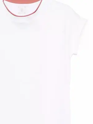 Eleventy Contrast Trim T-shirt