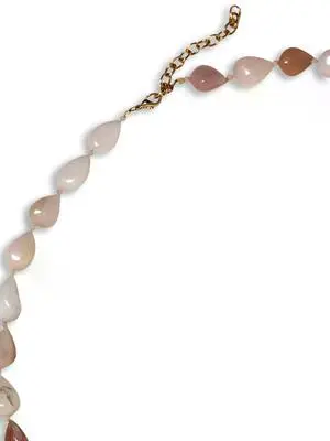 JENNIFER BEHR Pink Opal Plated Necklace - Neutrals