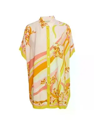 Emilio Pucci Printed Crepe Blouse