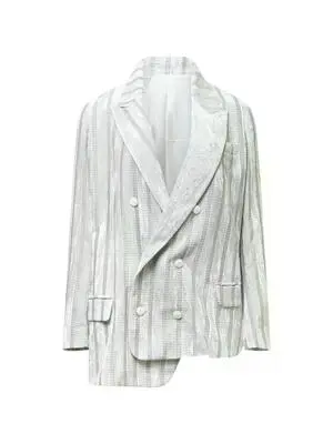 Yohji Yamamoto Notched Lapel Outerwear For Women