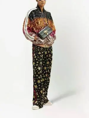 Palm Angels Sequin Bomber Jacket