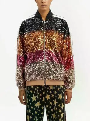 Palm Angels Sequin Bomber Jacket