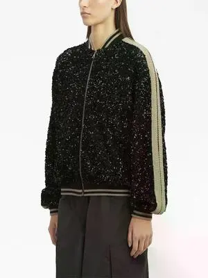 Palm Angels Sequin-embellished Bomber Jacket