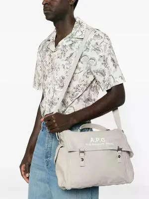 A.p.c. Logo Detail Messenger Bag