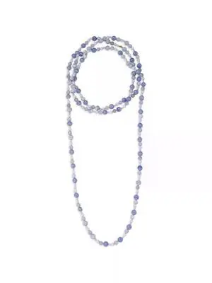 JENNIFER BEHR Veda Beaded Necklace - Blue