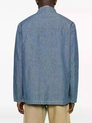 Valentino Garavani Sahariana Buttoned Shirt Jacket - Blue