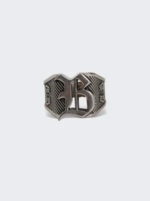 Balenciaga Signet Ring - Silver