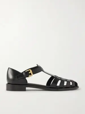Church's Kelsey Woven Leather Sandals - Black