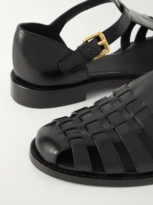 Church's Kelsey Woven Leather Sandals - Black