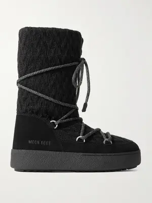 Moon Boot Tubular Black