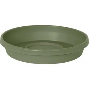 BLOEM Terra 17 Inch Resin Saucer - Green
