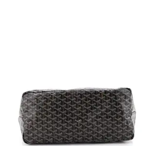 Goyard Saint Louis Tote Coated Canvas Gm - Black