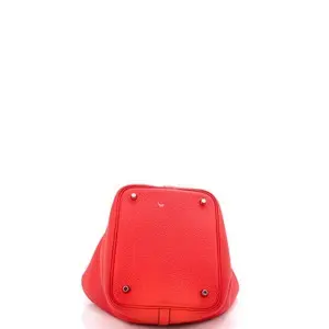Hermès Picotin Lock Bag Clemence Mm - Red