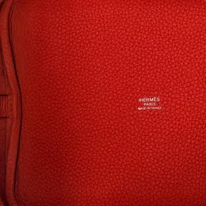 Hermès Picotin Lock Bag Clemence Mm - Red