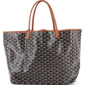 Goyard Saint Louis Tote Coated Canvas Gm - Brown