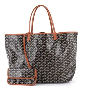 Goyard Saint Louis Tote Coated Canvas Gm - Brown