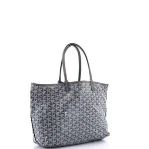 Goyard Saint Louis Pm Tote Coated Canvas - Gray