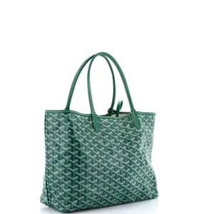 Goyard Saint Louis Tote Coated Canvas Pm - Green