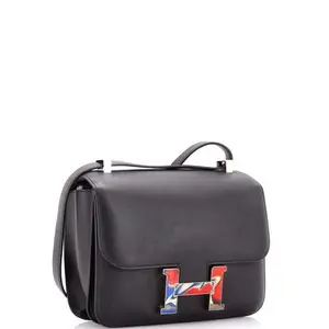 HERMES Constance Bag Swift With Marble Enamel 24