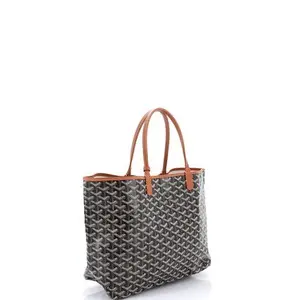 Goyard Saint Louis Tote Coated Canvas Pm - Brown