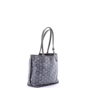 Goyard Anjou Reversible Tote Coated Canvas Mini - Grey