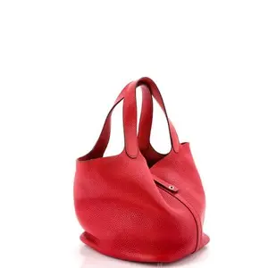 Hermès Picotin Lock Bag Clemence Mm - Red