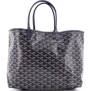 Goyard Saint Louis Pm Tote Coated Canvas - Blue