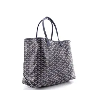 Goyard Saint Louis Pm Tote Coated Canvas - Blue