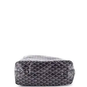 Goyard Saint Louis Pm Tote Coated Canvas - Blue