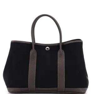 Hermès Garden Party Tote Toile And Leather 30