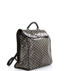 GOYARD Saint Leger Briefcase Backpack Coated Canvas