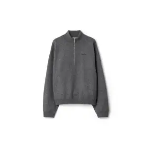 Miu Miu Cashmere And Jersey Zipper Sweater