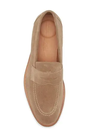Gentle Souls Porto Penny Loafer - Sand Suede