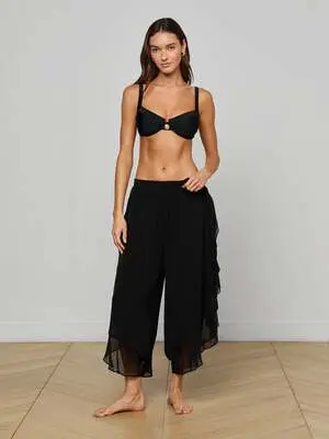 L'Agence Adonis Cover-up Pants - Black