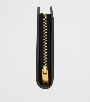 Saint Laurent Large Leather Zip-around Wallet