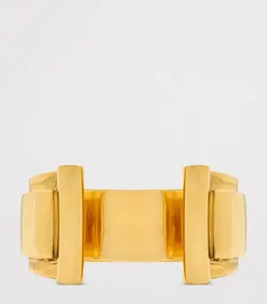 Saint Laurent Scroll Open Cuff Bracelet