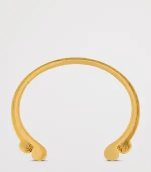 Saint Laurent Scroll Open Cuff Bracelet