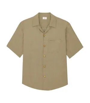 Saint Laurent Silk Geometric Shirt