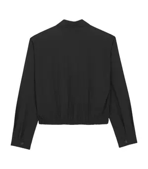 Saint Laurent Cotton Cropped Jacket