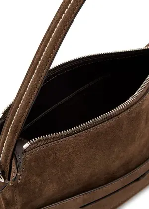 JW Anderson Suede Shoulder Bag - Brown