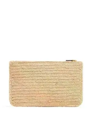 Valentino Garavani Raffia Clutch - Neutrals