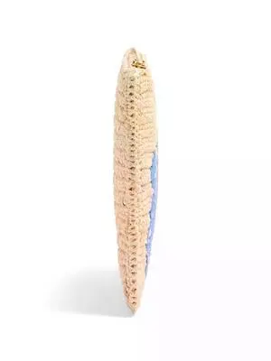 Valentino Garavani Raffia Clutch - Neutrals