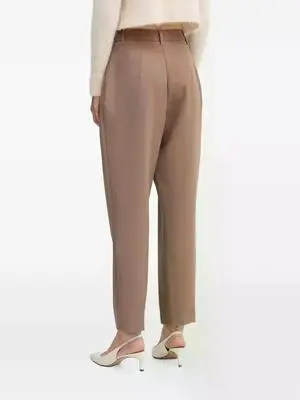 GAUDI Pleated Straight-leg Trousers