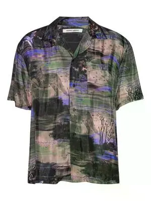 Henrik Vibskov Buttoned Graphic Shirt